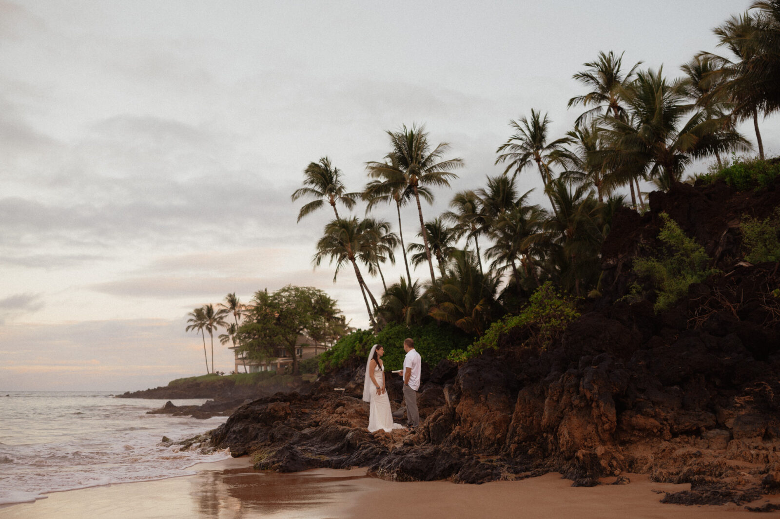 Danielle & Ray’s Beach & Cliffside Maui Elopement ...