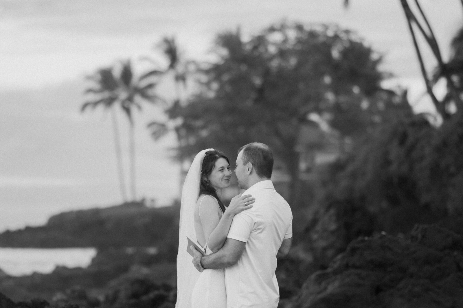Danielle & Ray’s Beach & Cliffside Maui Elopement ...