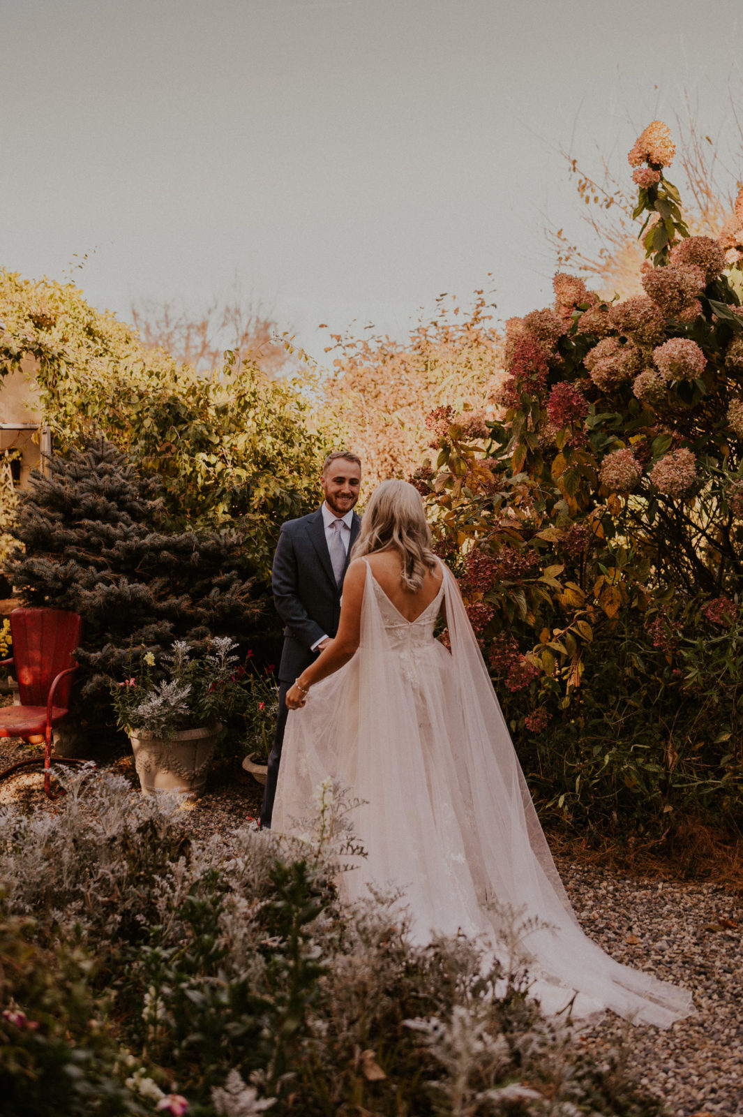 Sarah & Brad's Intimate Michigan Fall Garden Wedding ...