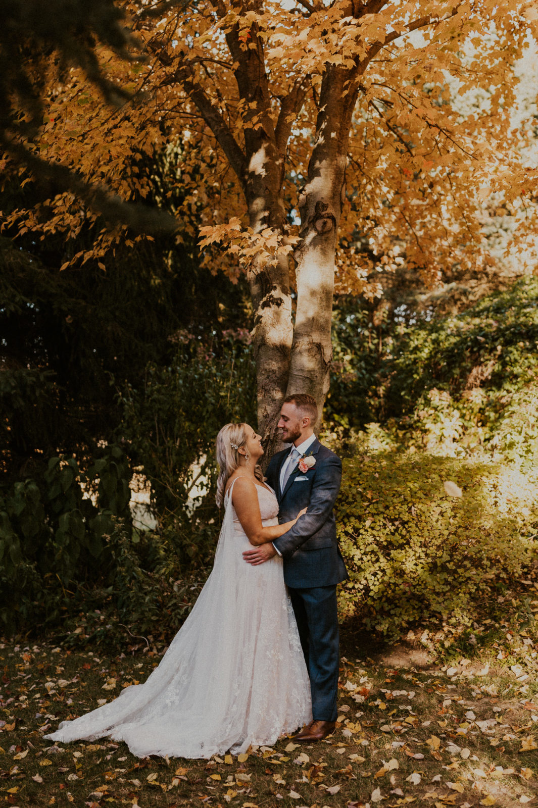 Sarah & Brad's Intimate Michigan Fall Garden Wedding ...